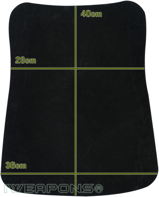 IWEAPONS® Hashmonai Back Armor Plate Level III [3.5KG] – IWEAPONS®