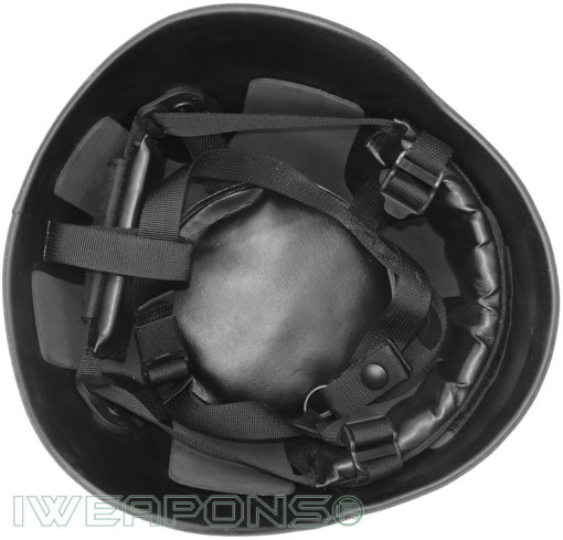 IWEAPONS® Steel Bulletproof Helmet IIIA / 3A – Black [~1.8KG] – IWEAPONS®