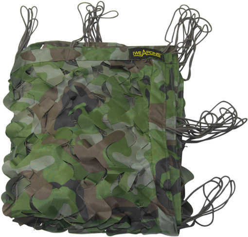 IWEAPONS® Woodland Camouflage Mesh Netting – 3Mx1.5M / 10x5ft – IWEAPONS®