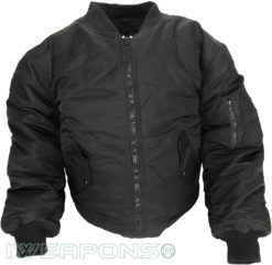 IWEAPONS® IAF Flight Jacket Coat – Black – IWEAPONS®