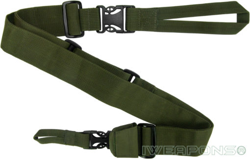 IWEAPONS® IDF 3-Point Rifle Sling Quick Release Gun Sling – Green ...