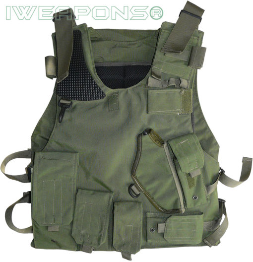IWEAPONS® Israeli Army Green Military Vest with Holster – IWEAPONS®