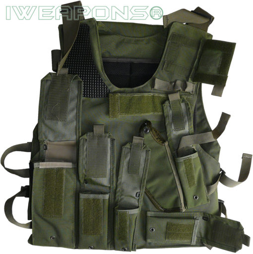 IWEAPONS® Israeli Army Green Military Vest with Holster – IWEAPONS®