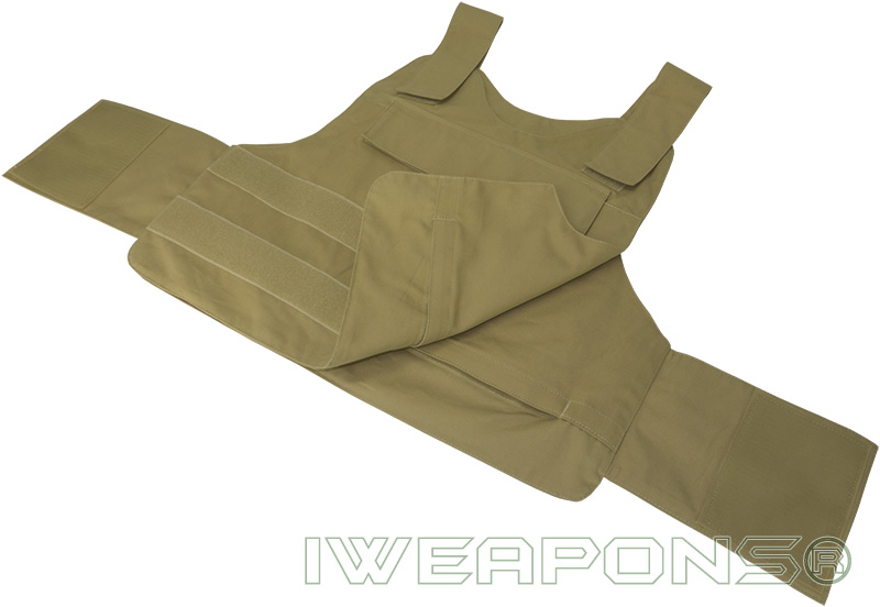 IWEAPONS® Universal Tan Patrol Bullet Proof Vest IIIA – IWEAPONS®